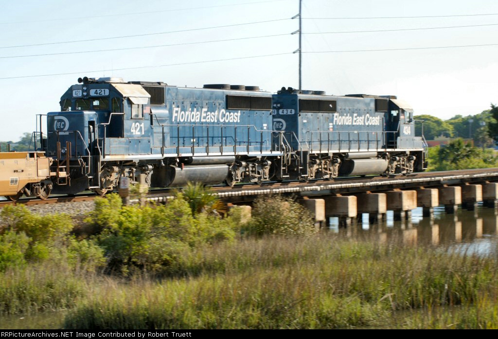 FEC 434 & FEC 421 at the Matanzas River Bridge
